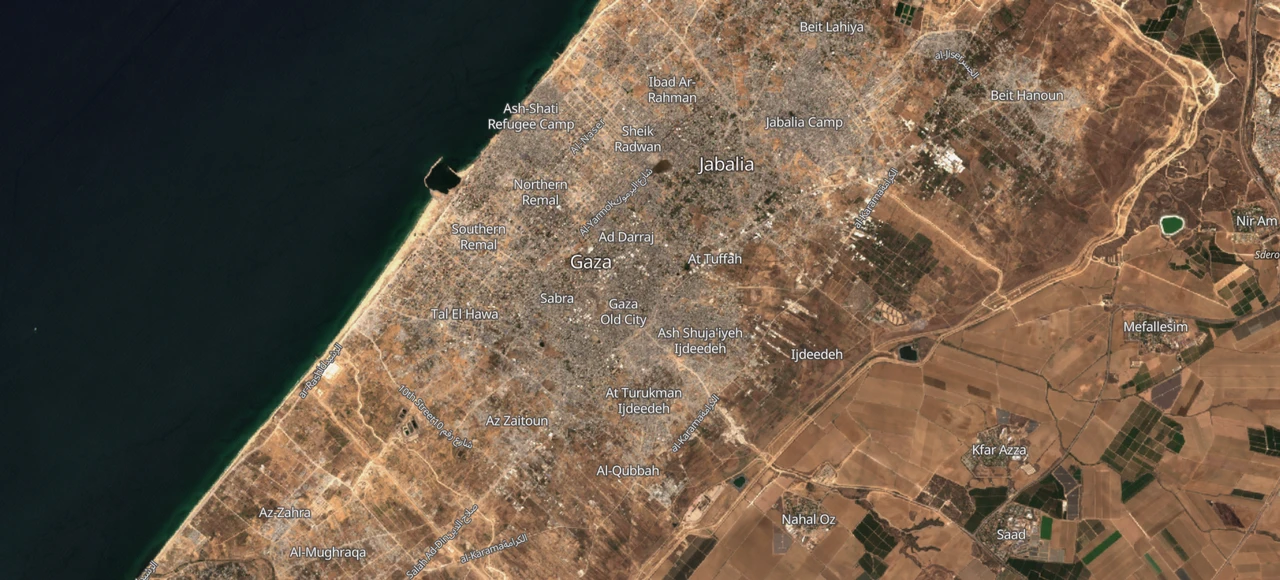 Satellite imagery reveals new Gaza corridor, raises concerns over ...