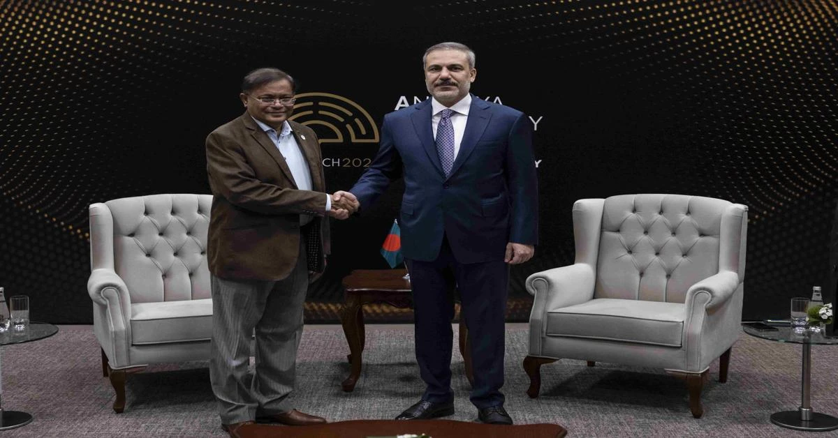 FM Hakan Fidan meets Bangladeshi counterpart Hasan Mahmud - Türkiye Today