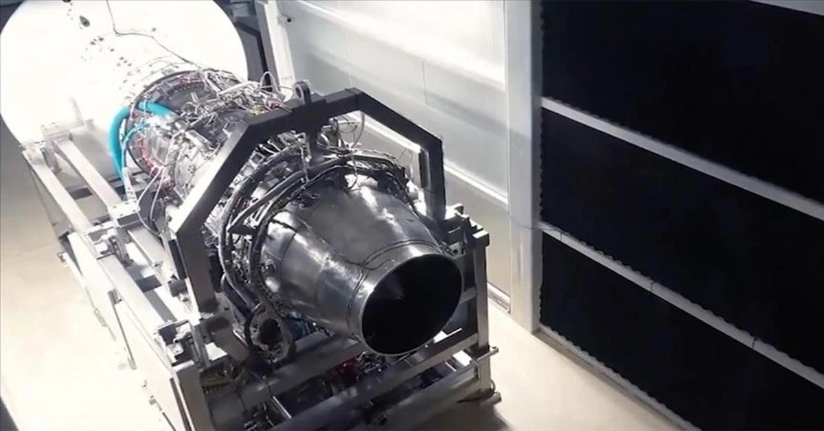 Türkiye's first national turbofan aircraft engine TF6000 operates ...
