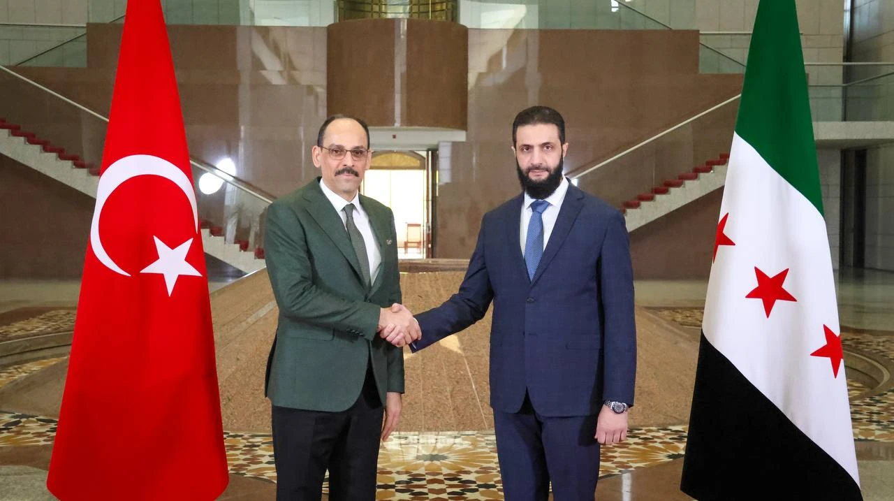 Syria’s new administration leader receives Turkish delegation headed by ...