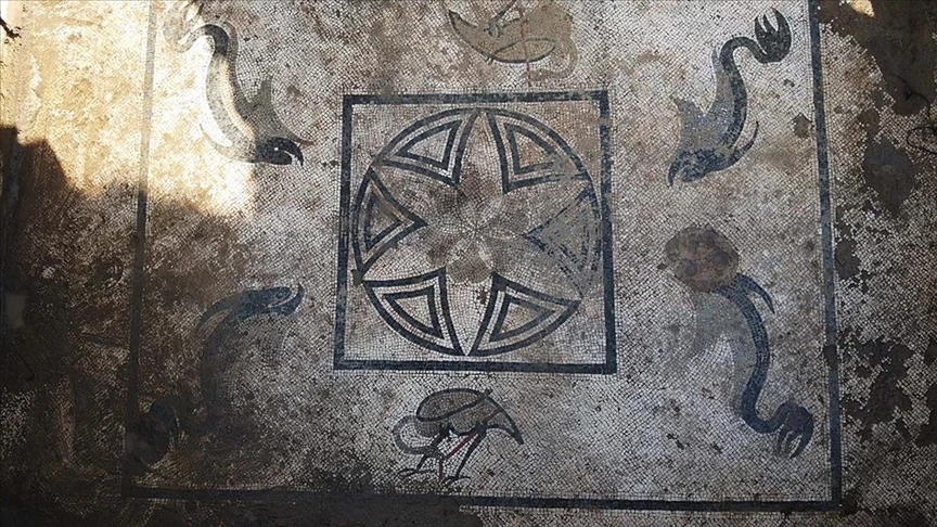 Large, well-preserved Roman-era bath mosaics discovered in Türkiye ...