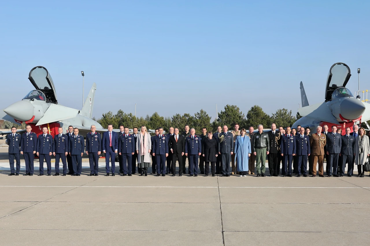 RAF Eurofighter Typhoon lands at Murted Air Base, Ankara - Türkiye Today