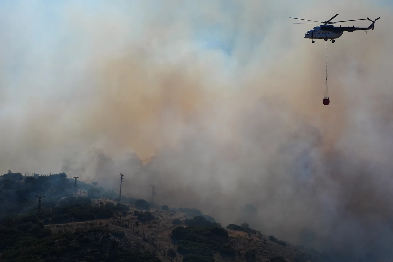 Türkiye battles forest fires in four provinces - Türkiye Today