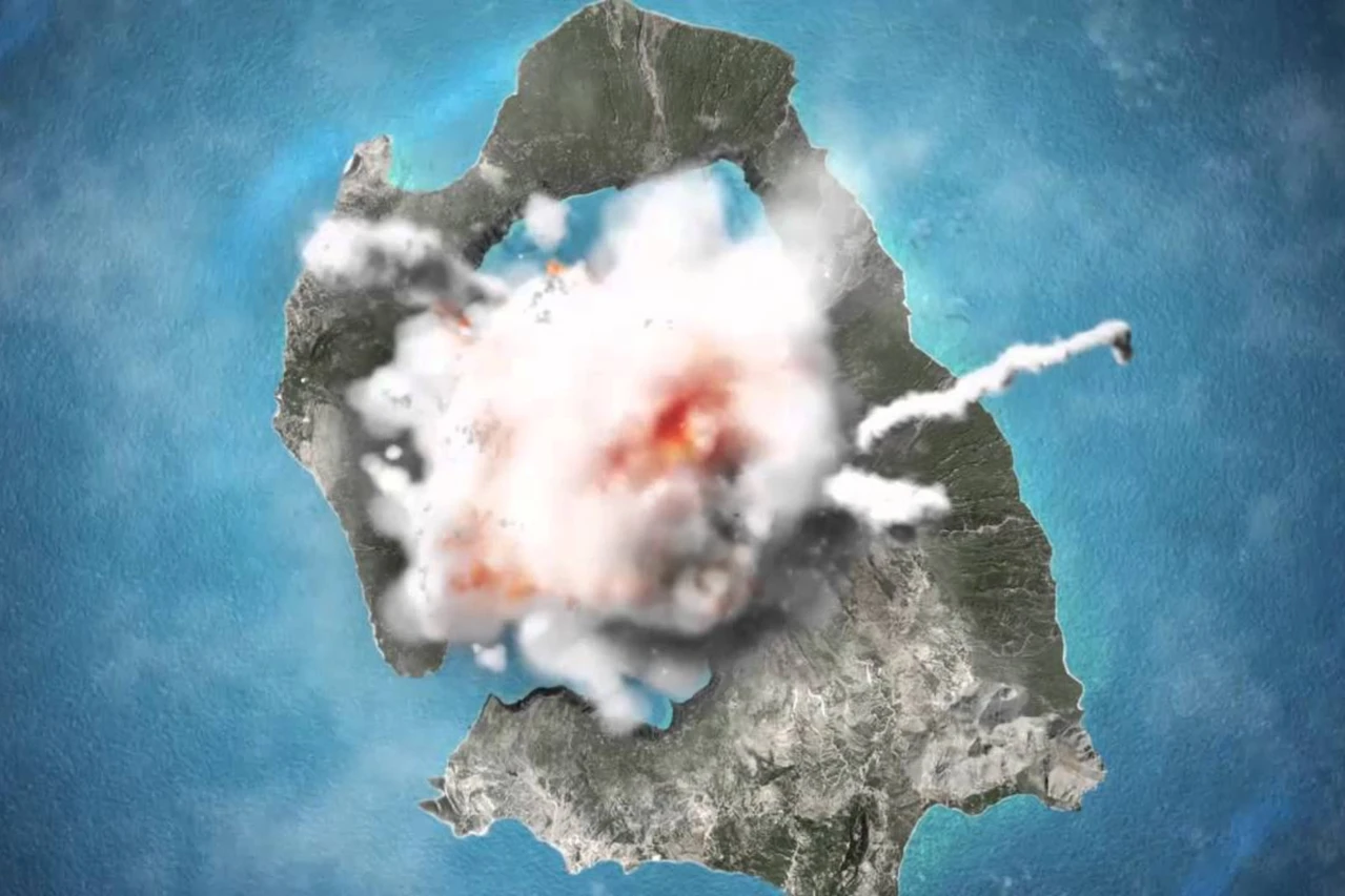 Santorini volcano chaos in Greece: Turkish professor warns as 3 signs ...