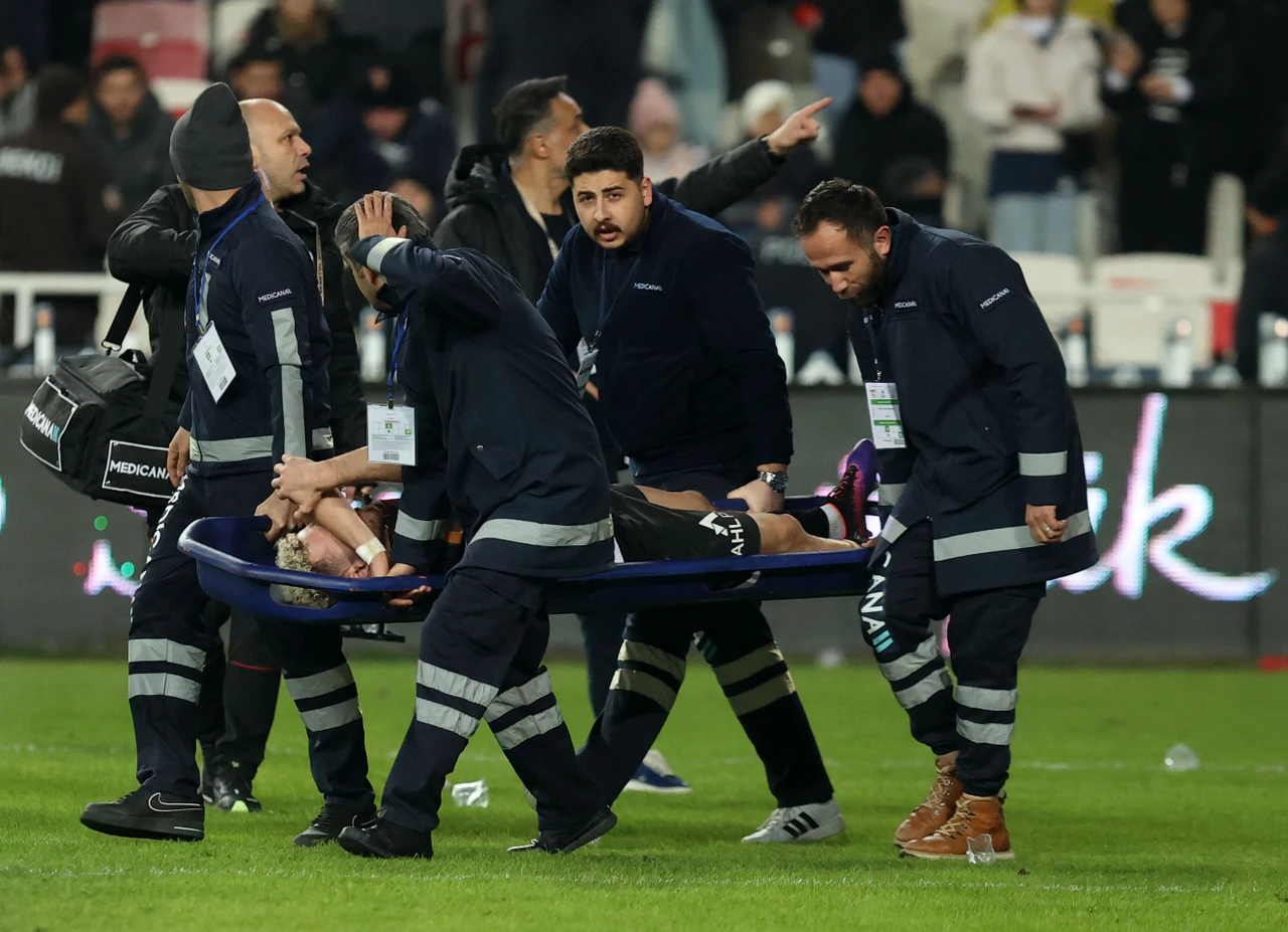 Turkish footballer Baris Alper Yilmaz injured in controversial ...