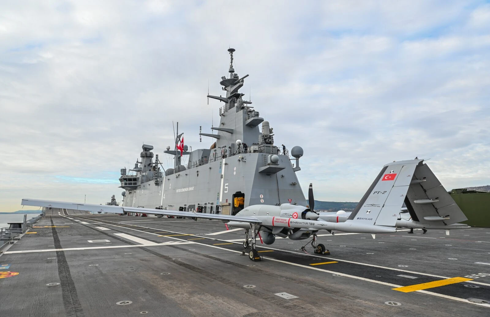 Türkiye's new indigenous aircraft carrier project featured in China's ...