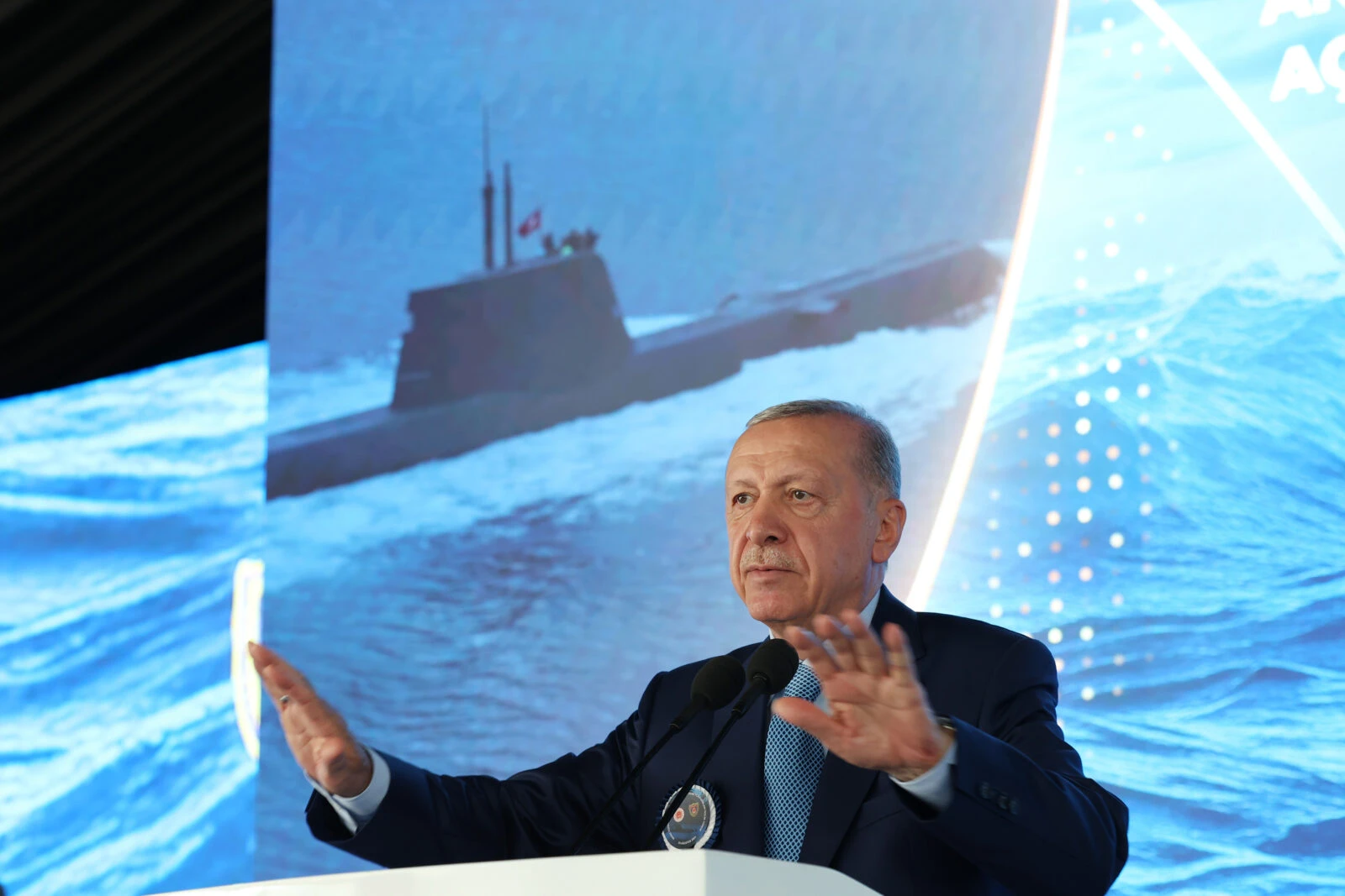 President Erdogan attends Aksaz shipyard opening, naval platforms ...