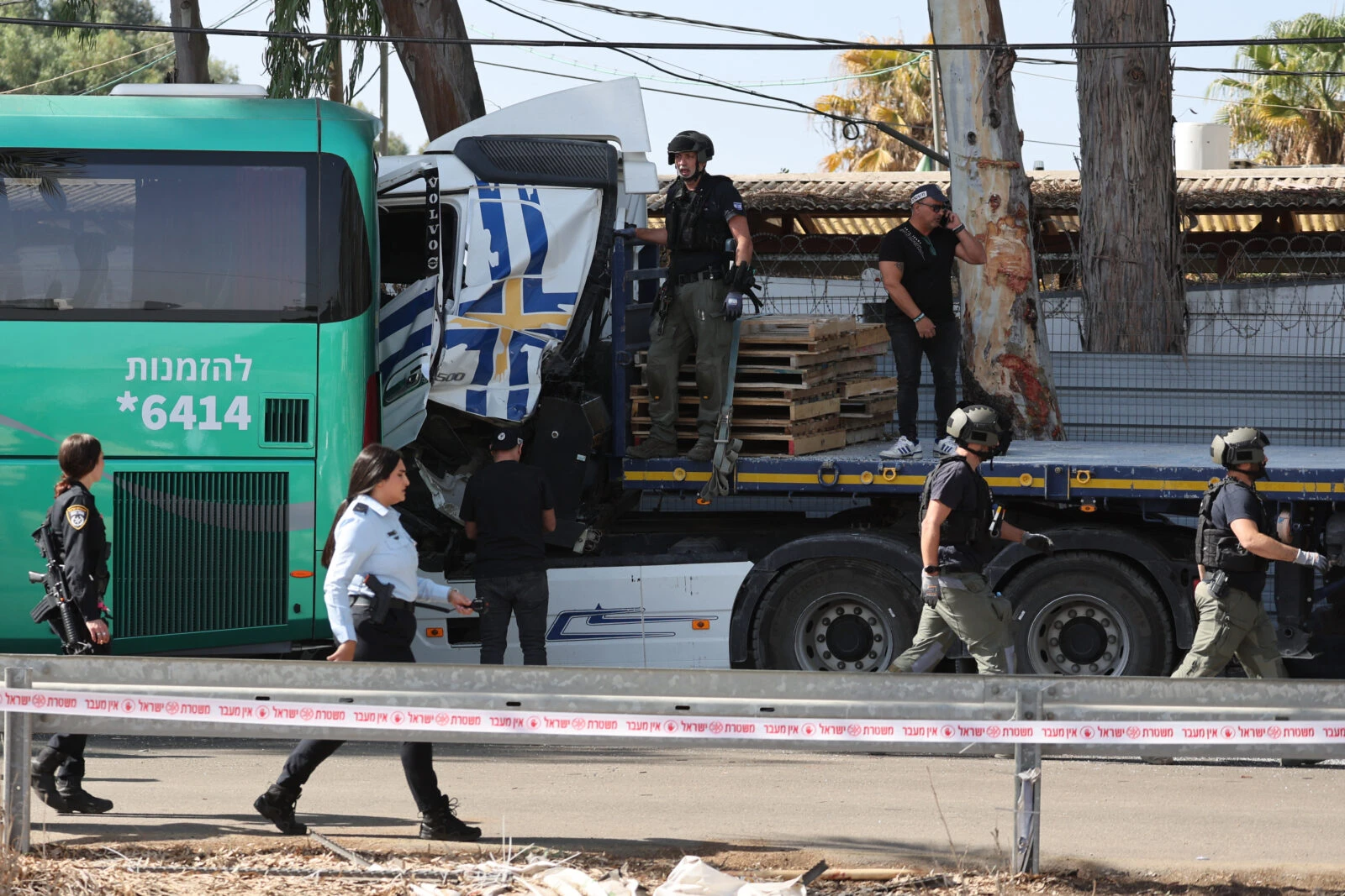 Truck rams into bus stop in central Israel, multiple casualties ...