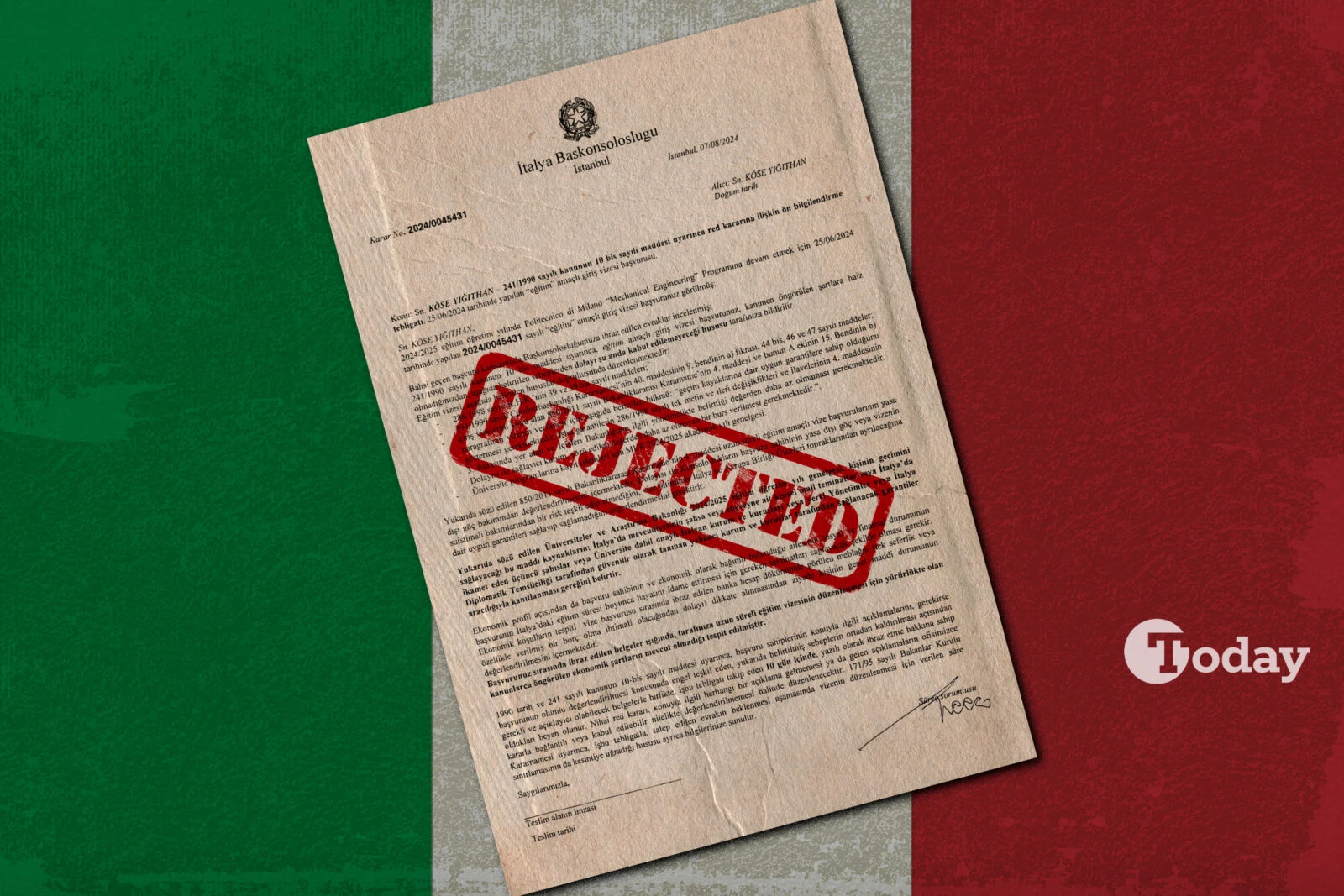 How the Italian Consulate in Istanbul ruined one Turkish couple's life ...