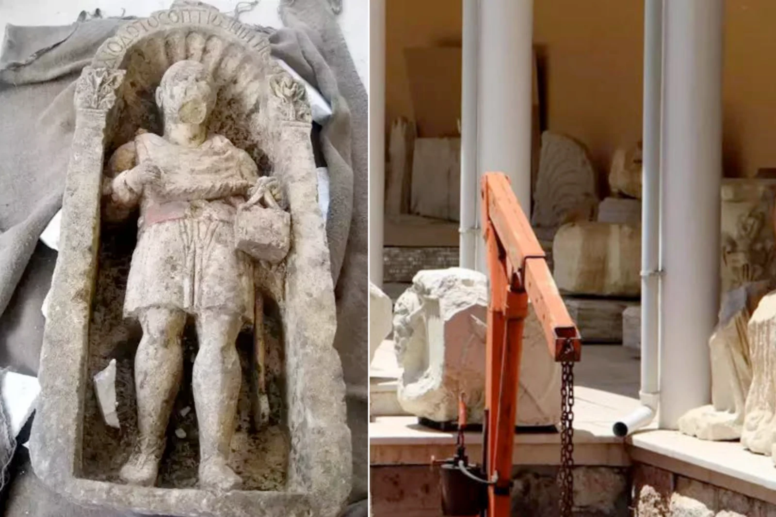 1500-year-old priest statue allegedly given as wedding gift in Türkiye ...