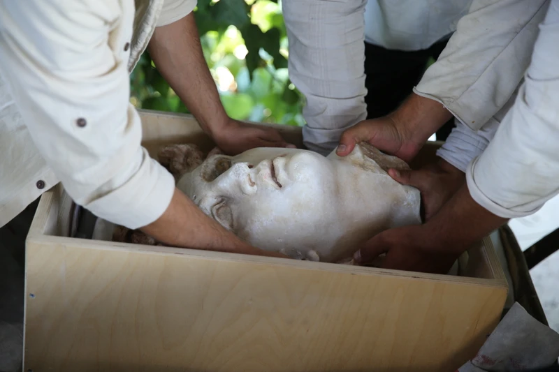 Unique Skylla statues from Hellenistic era unearthed in Türkiye's ...
