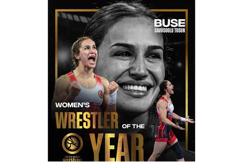 Turkish wrestler Buse Tosun Cavusoglu named best female wrestler of ...