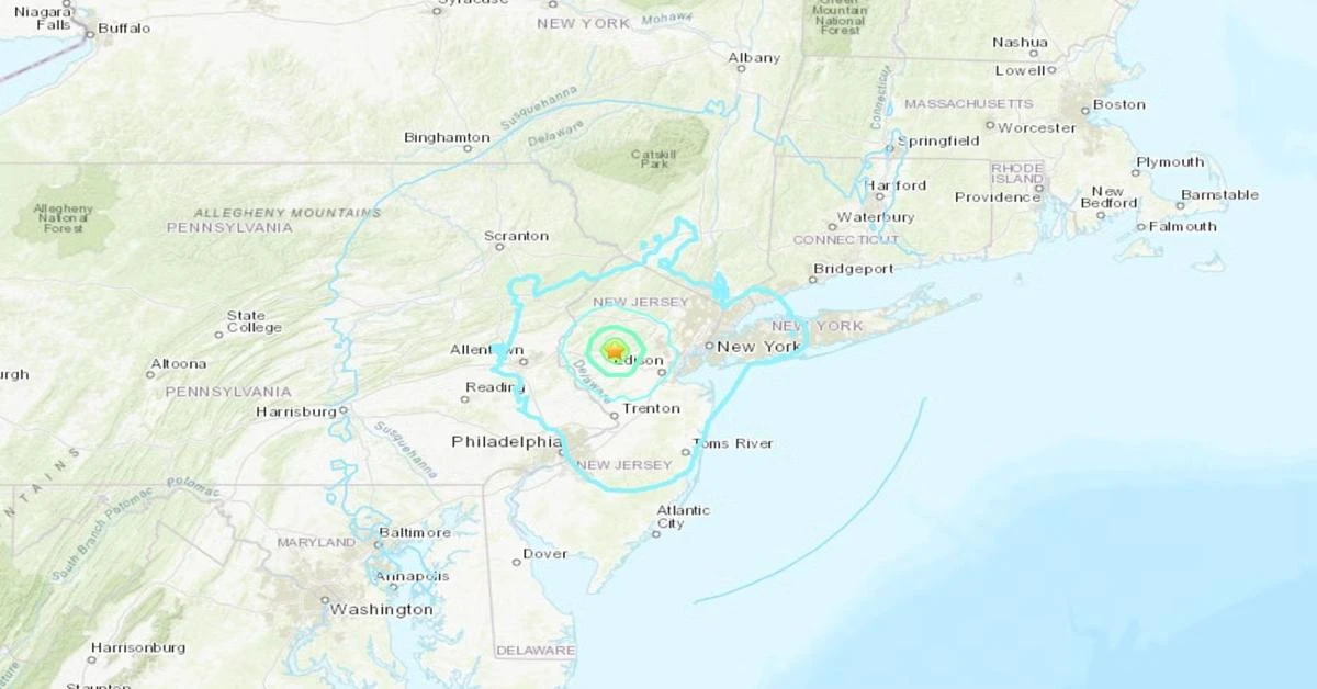 4.8 magnitude earthquake shakes New Jersey, New York - Türkiye Today
