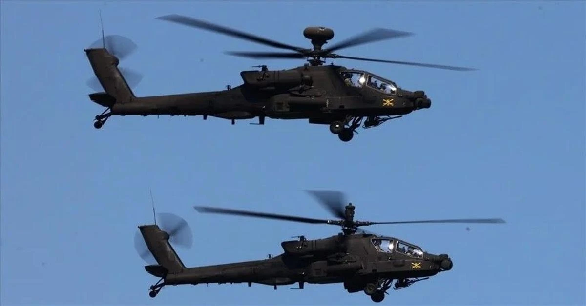 Helicopteros Apache Do Exercito Helicópteros Apache Dos EUA Derrotam